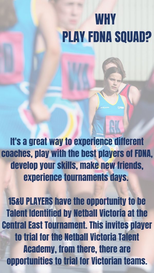 FDNA Squad – Frankston District Netball Association