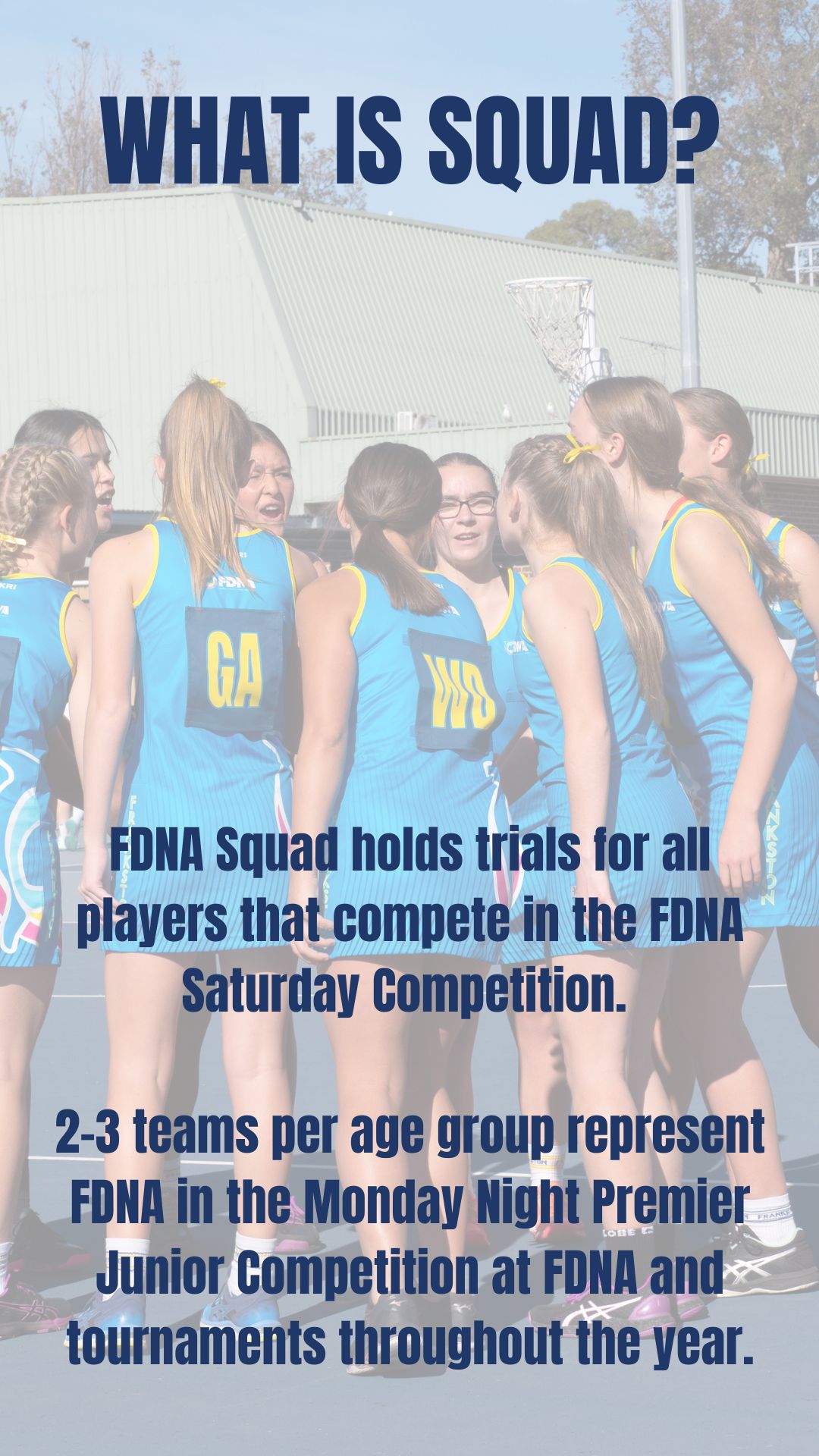 FDNA Squad – Frankston District Netball Association