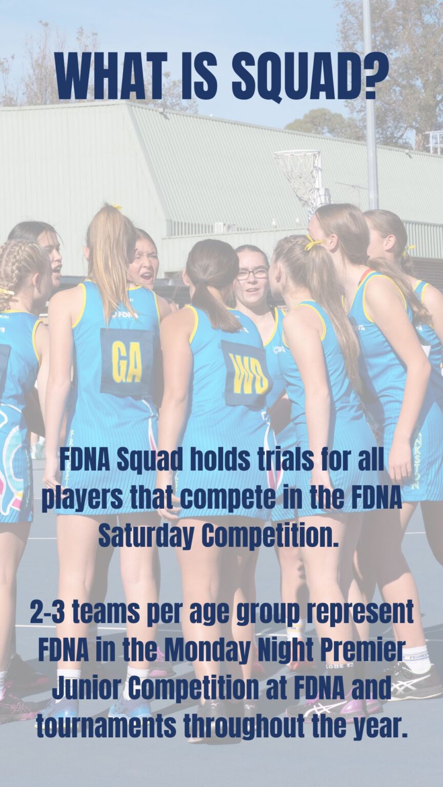FDNA Squad – Frankston District Netball Association