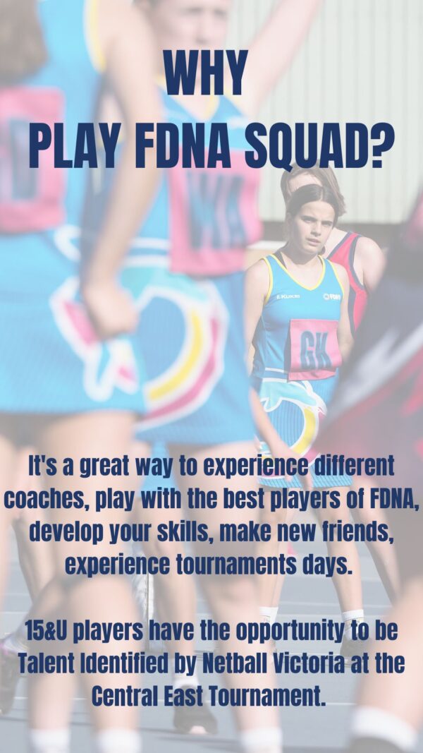 FDNA Squad – Frankston District Netball Association